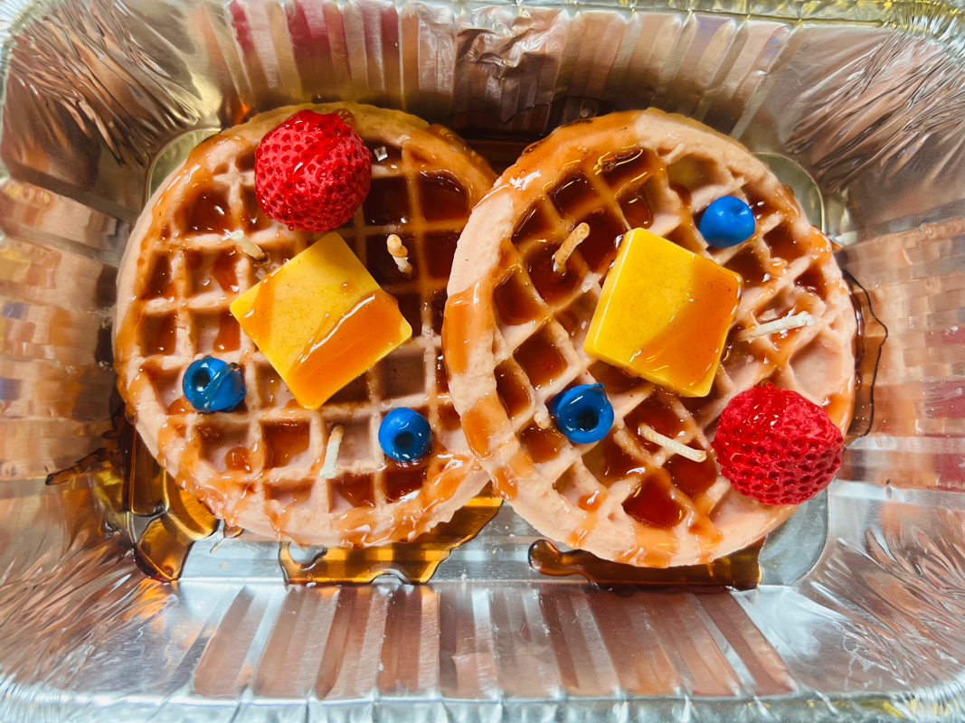 August Candle of the Month- Build your own Waffles | Akron Lights ...
